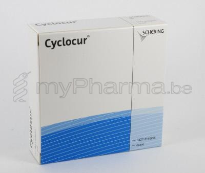 BVBA apotheek Patrick Meysen 3990 Peer : Welkom > CYCLOCUR 3X21 TABL
