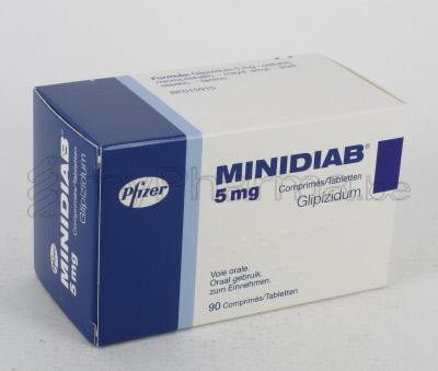 BVBA apotheek Patrick Meysen 3990 Peer : MINIDIAB 5 MG 90 TABL