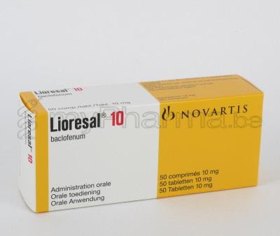 BVBA apotheek Patrick Meysen 3990 Peer : Welkom > LIORESAL 10 MG 50 TABL