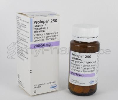 BVBA apotheek Patrick Meysen 3990 Peer : PROLOPA 250 200MG/50MG 100 TABL