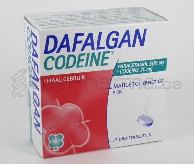 BVBA apotheek Patrick Meysen 3990 Peer : DAFALGAN CODEINE 32 BRUISTABL