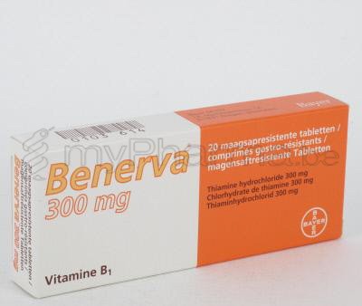 BVBA apotheek Patrick Meysen 3990 Peer : Welkom > BENERVA 300 MG 20 TABL