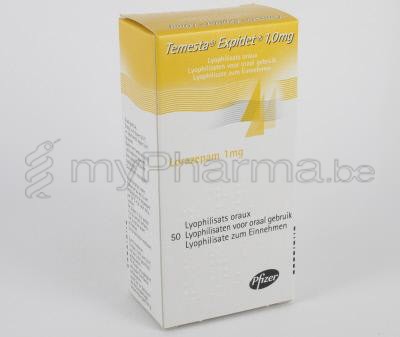 BVBA apotheek Patrick Meysen 3990 Peer : Welkom > TEMESTA EXPIDET 1 MG 50 TABL