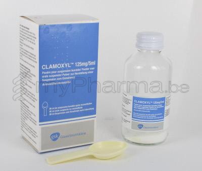 BVBA apotheek Patrick Meysen 3990 Peer : CLAMOXYL 125MG/5ML 80 ML SIROOP