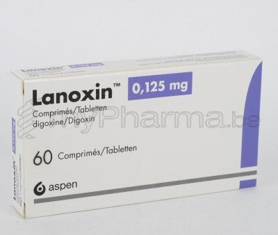 BVBA apotheek Patrick Meysen 3990 Peer : Welkom > LANOXIN 0,125 MG 60 TABL