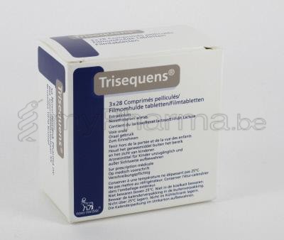 BVBA apotheek Patrick Meysen 3990 Peer : Welkom > TRISEQUENS 2MG 3X28 TABL