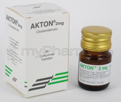BVBA apotheek Patrick Meysen 3990 Peer : AKTON 50 TABL 2 MG