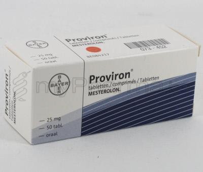 BVBA apotheek Patrick Meysen 3990 Peer : PROVIRON 25 MG 50 TABL