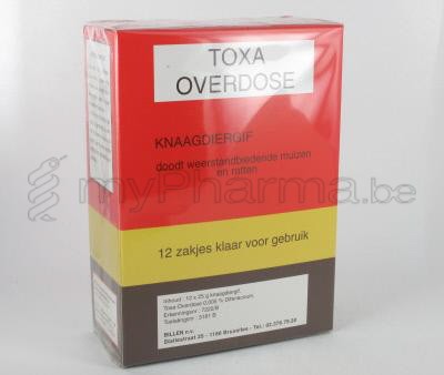 BVBA apotheek Patrick Meysen 3990 Peer : TOXA OVERDOSE 6 ZAK 25 G