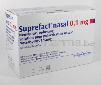BVBA apotheek Patrick Meysen 3990 Peer : SUPREFACT NEUSSPRAY 0,1MG/DOS ...