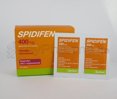 BVBA apotheek Patrick Meysen 3990 Peer : SPIDIFEN 400 MG 30 ZAKJES