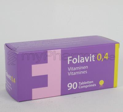 BVBA apotheek Patrick Meysen 3990 Peer : FOLAVIT 0.4 MG 90 TABL