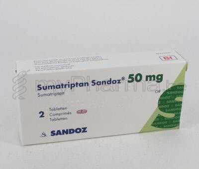 BVBA apotheek Patrick Meysen 3990 Peer : Welkom > SUMATRIPTAN SANDOZ 50 ...