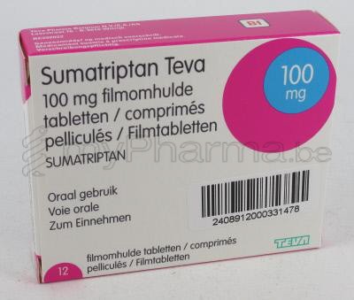 BVBA apotheek Patrick Meysen 3990 Peer : Welkom > SUMATRIPTAN TEVA 100 ...
