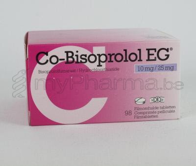 Pharmacie Meysen SPRL 3990 Peer : Home > CO-BISOPROLOL EG 10MG/25MG 98 COMP