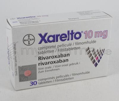 BVBA apotheek Patrick Meysen 3990 Peer : Welkom > XARELTO 10 MG 30 TABL