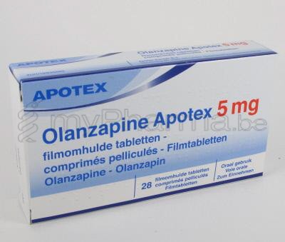 BVBA apotheek Patrick Meysen 3990 Peer : Welkom > OLANZAPINE APOTEX 5 ...