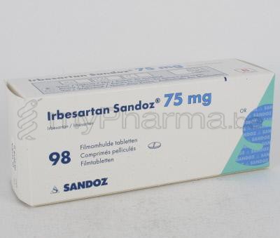 BVBA apotheek Patrick Meysen 3990 Peer : Welkom > IRBESARTAN SANDOZ 75 ...