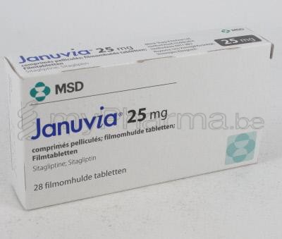 BVBA apotheek Patrick Meysen 3990 Peer : JANUVIA 25 MG 28 TABL
