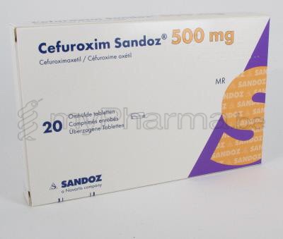BVBA apotheek Patrick Meysen 3990 Peer : Welkom > CEFUROXIM SANDOZ 500 ...