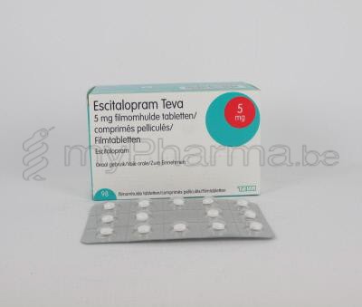 BVBA apotheek Patrick Meysen 3990 Peer : Welkom > ESCITALOPRAM TEVA 5 ...