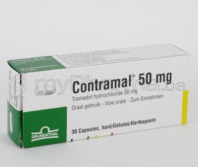 BVBA apotheek Patrick Meysen 3990 Peer : CONTRAMAL 50 MG 30 CAPS
