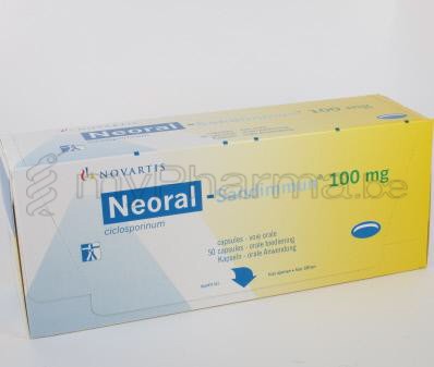 BVBA apotheek Patrick Meysen 3990 Peer : NEORAL-SANDIMMUN 100 MG 50 CAPS