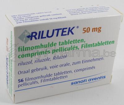 BVBA apotheek Patrick Meysen 3990 Peer : Welkom > RILUTEK 50 MG 56 TABL