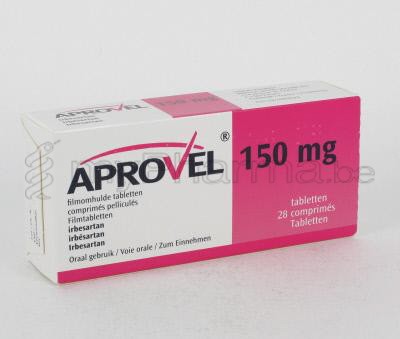 BVBA apotheek Patrick Meysen 3990 Peer : Welkom > APROVEL 150 MG 28 TABL
