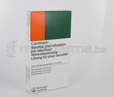 Pharmacie Meysen SPRL 3990 Peer : Home > COMBIVENT 20 VIALS MONODOSE 2,5 ML