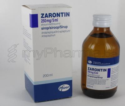 Pharmacie Meysen SPRL 3990 Peer : Home > ZARONTIN 250MG/5ML 200 ML SIROP