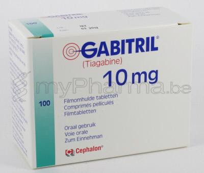 BVBA apotheek Patrick Meysen 3990 Peer : GABITRIL 10 MG 100 TABL