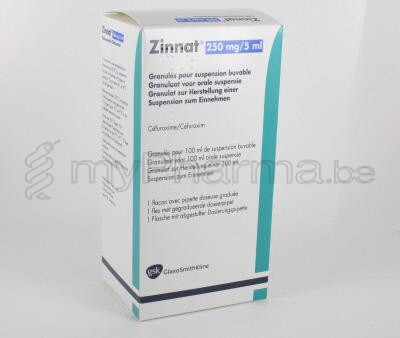 BVBA apotheek Patrick Meysen 3990 Peer : Welkom > ZINNAT 250MG/5ML 100 ...