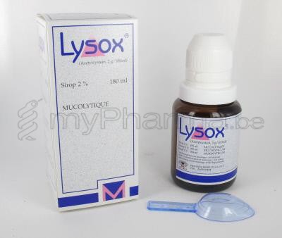 BVBA apotheek Patrick Meysen 3990 Peer : LYSOX 2 % 180 ML SIROOP