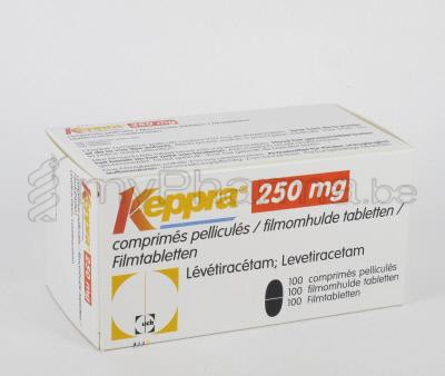 BVBA apotheek Patrick Meysen 3990 Peer : Welkom > KEPPRA 250 MG 100 TABL