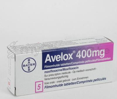 BVBA apotheek Patrick Meysen 3990 Peer : AVELOX 400 MG 5 TABL
