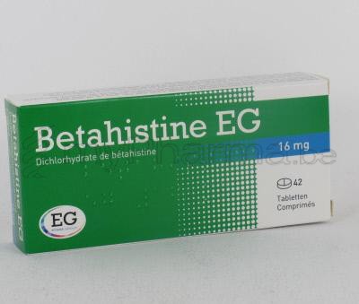 Pharmacie Meysen SPRL 3990 Peer : Home > BETAHISTINE EG 16 MG 42 COMP SOL