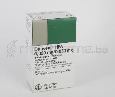 Pharmacie Meysen SPRL 3990 Peer : Home > DUOVENT HFA AËROSOL DOSEUR 200 ...