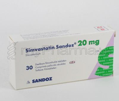 BVBA apotheek Patrick Meysen 3990 Peer : Welkom > SIMVASTATINE SANDOZ ...