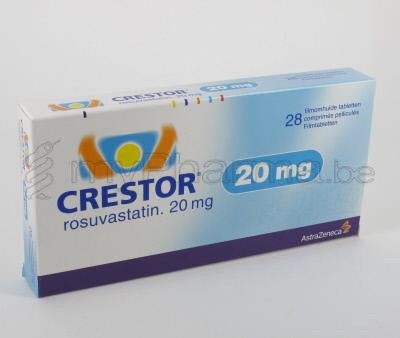 BVBA apotheek Patrick Meysen 3990 Peer : CRESTOR 20 MG 28 TABL