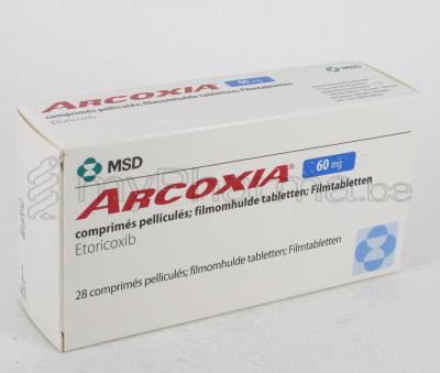 BVBA apotheek Patrick Meysen 3990 Peer : Welkom > ARCOXIA 60 MG 28 TABL