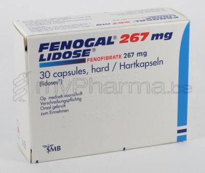 Pharmacie Meysen SPRL 3990 Peer : Home > FENOGAL LIDOSE 267 MG 30 CAPS
