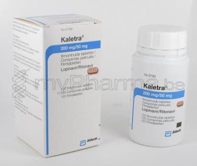 Apotheek Meysen Peer 3990 Peer : Welkom > KALETRA 200MG/50MG 120 TABL