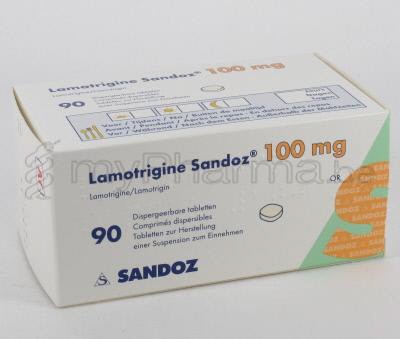 BVBA apotheek Patrick Meysen 3990 Peer : LAMOTRIGINE SANDOZ 100 MG 90 ...