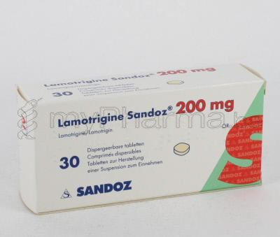 BVBA apotheek Patrick Meysen 3990 Peer : LAMOTRIGINE SANDOZ 200 MG 30 ...