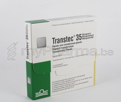 Apotheek Meysen Peer 3990 Peer : Welkom > TRANSTEC 35µG/U 10 PLEISTERS