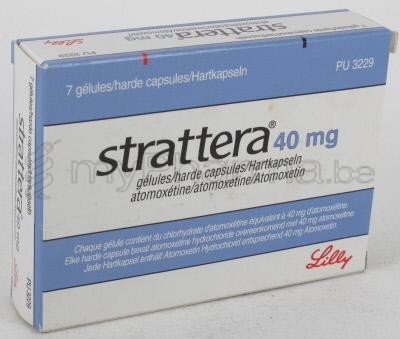 Pharmacie Meysen SPRL 3990 Peer : Home > STRATTERA 40 MG 7 CAPS