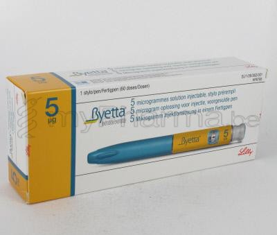 BVBA apotheek Patrick Meysen 3990 Peer : BYETTA 5MCG/DOSIS 1 PEN 60 ...