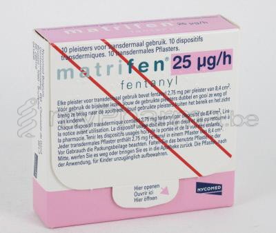 BVBA apotheek Patrick Meysen 3990 Peer : MATRIFEN 25 MCG 10 PLEISTERS