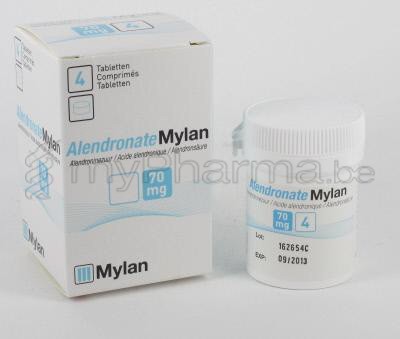 BVBA apotheek Patrick Meysen 3990 Peer : ALENDRONATE MYLAN 70 MG 4 TABL